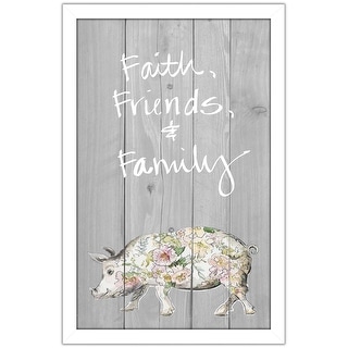 "Faith Friends Family (Vertical)" Print on Acrylic - Bed Bath & Beyond ...