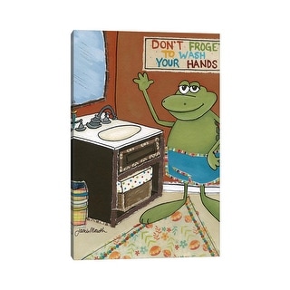 iCanvas "Don't Froget To Wash" by Jamie Morath Canvas Print - Bed Bath ...