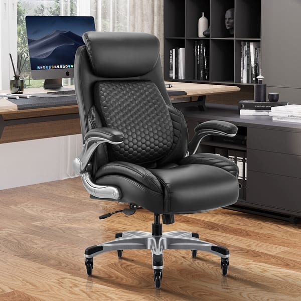 Ergonomic Executive Office Chair w/Lumbar Support - Bed Bath & Beyond ...