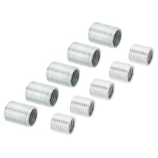 M10xM8 M12xM10 Thread Adapters Sleeve Reducing Nut 10/15mm Coupler ...
