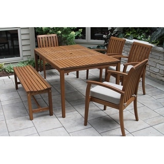 Eilaf Danish Eucalyptus Stacking Armchair, 4pk. - On Sale - Bed Bath ...