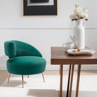 Modern Geometric Design Accent Chair, Arm Chairs Plywood Frame Leisure ...