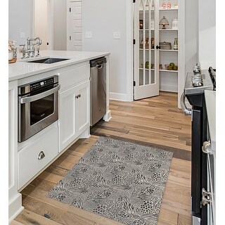 SERENGETI IVORY Kitchen Mat By Kavka Designs - Bed Bath & Beyond - 36603955