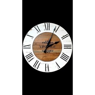 The Valencia Farmhouse Wall Clock - Large Wall Clock - Big Clock ...