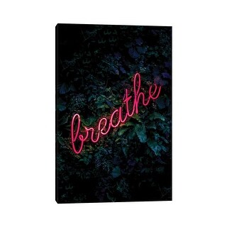 iCanvas "Breathe Neon" by Ink & Drop Canvas Print - Bed Bath & Beyond ...