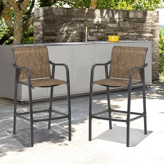 Lightweight Bar Height Barstools Outdoor Bar Stools Patio Bar Chairs ...