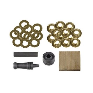 GRIP 78989 Grommet Repair Kit, Brass, 27 Pieces - Bed Bath & Beyond ...