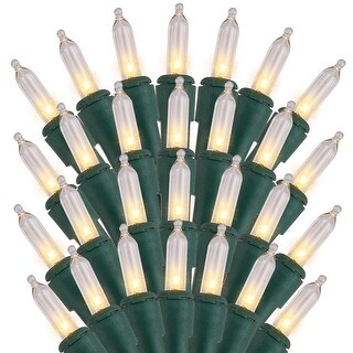 Joyfy 500 LED Warm White Christmas Lights, 131.25 FT Connectable String ...