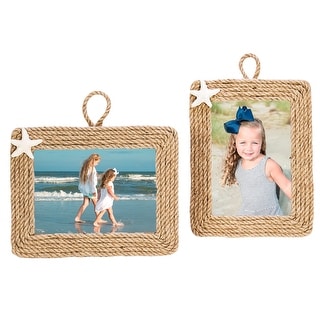 2/A 5x7 Rope Lined Frames - Bed Bath & Beyond - 40349030