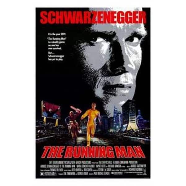 The Running Man Movie Poster (11 X 17) Item Mov250618 - Bed Bath ...