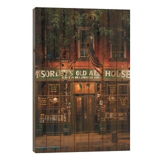 Mcsorley's Old Ale House Print On Wood by Jon Bilous - Multi-Color ...