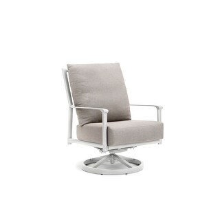 Aspen Cushion Outdoor Resort-Grade Sunbrella High Back Swivel Rocker ...