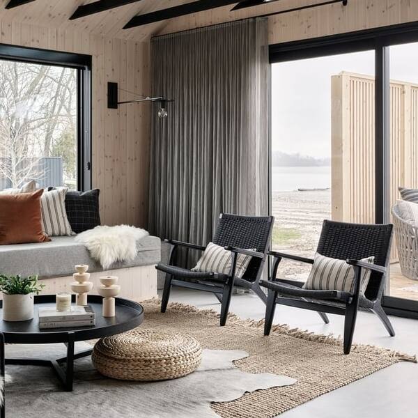 Cavo Beech & Hemp Coastal Lounge Chair - Contract Grade - Bed Bath ...