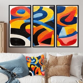 Essence of Color Colorfields Primary Colors - Abstract Geometric Wall ...