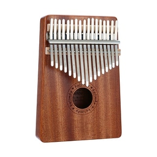 17 Key Thumb Piano Finger Mbira Mahogany Keyboard Music Instrument ...