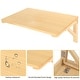 Multifunctional Wall Mounted Folding Desk Wooden Table Shelf ...