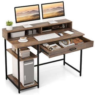 Computer Desk with Shelves - Bed Bath & Beyond - 39959234