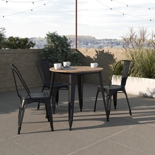 30" RD Poly Resin Restaurant Table with Steel Frame - Bed Bath & Beyond ...