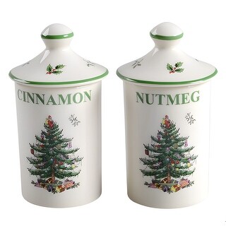 Christmas Tree Spice Jars - Set of 2 - Bed Bath & Beyond - 41308588
