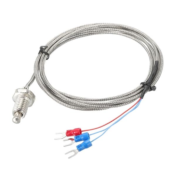 K Type Temperature Sensor M8 Thermocouple 6.6ft -50 to 200°C(-58 to 392 ...