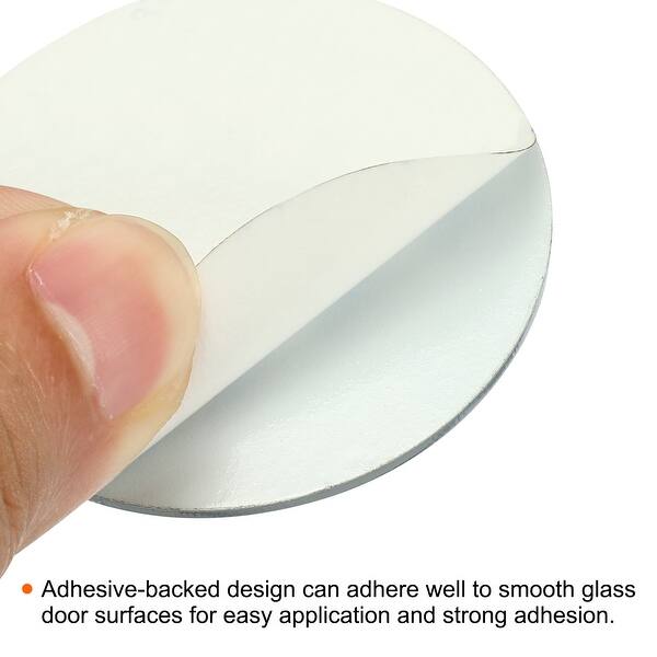 2Pcs Push Pull Door Sign Adhesive Round Acrylic Wall Sticker Marker ...