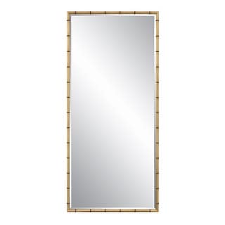 Uttermost 95211 70" x 32" Rectangular Beveled Metal Full Length Mirror ...