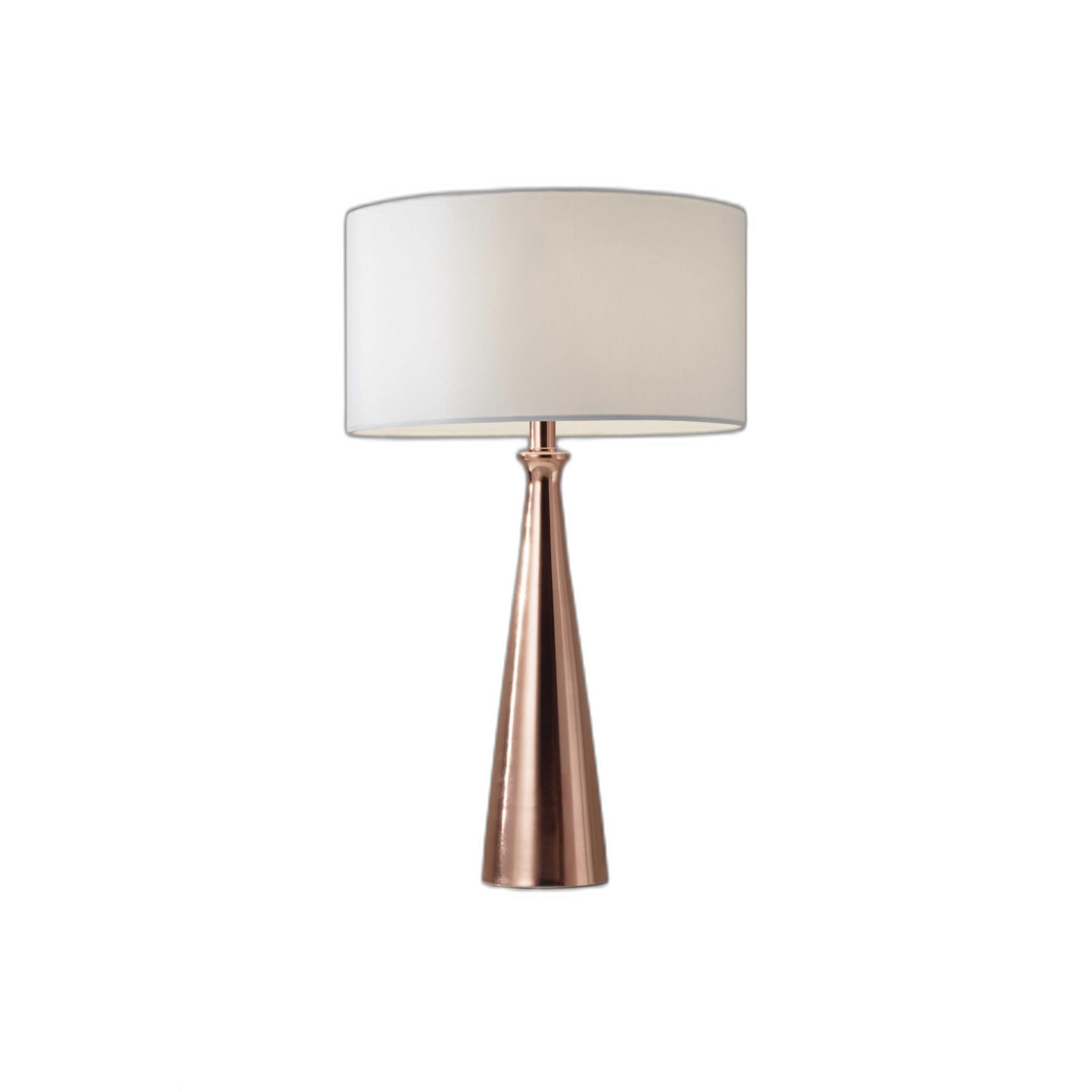brushed copper lamp
