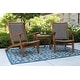 Eilaf 3 pc. Eucalyptus Wicker Lounger Set with Square End Table - Bed ...