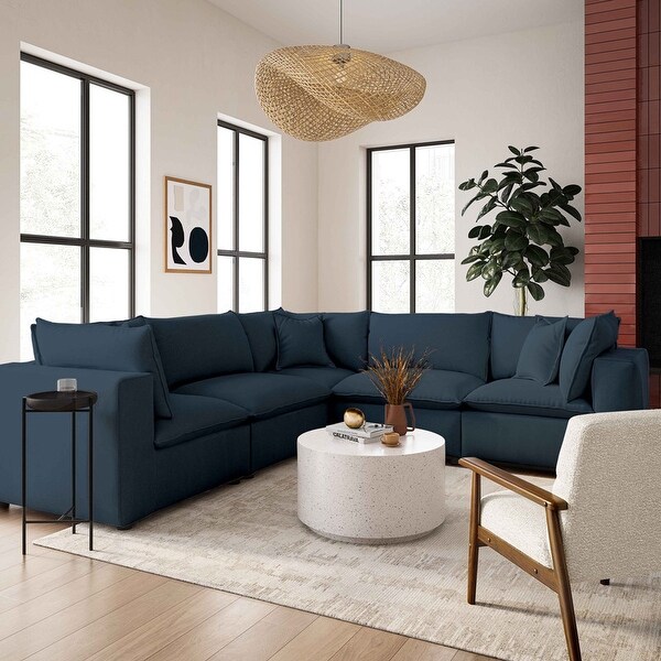 Cali Modular 5 Piece L Sectional Bed Bath Beyond 35808447