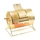 GSE™ Medium Brass Raffle Ticket Drum - Holds 5,000 Tickets or 200 Ping ...