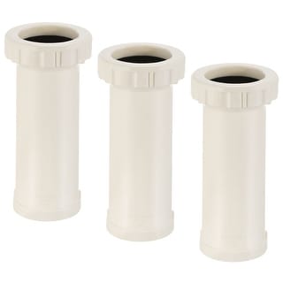 3Pcs 50mm ID Pipe Fitting Coupling Adapter PVC Straight Extension Union ...