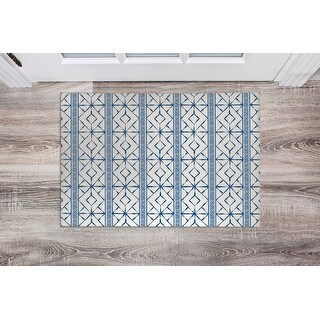 CHINOISERIE GEO NAVY Doormat By Kavka Designs - Bed Bath & Beyond ...