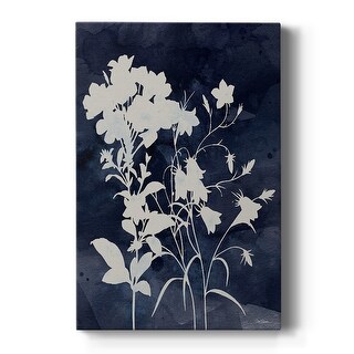 Indigo Botanical II Revisited Premium Gallery Wrapped Canvas - Ready to ...