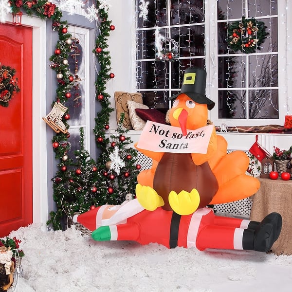 santa turkey