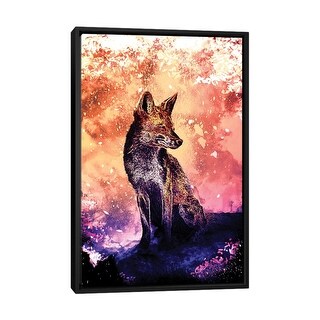 iCanvas "Soul Of The F0x" by Donnie Art Framed Canvas Print - Bed Bath ...