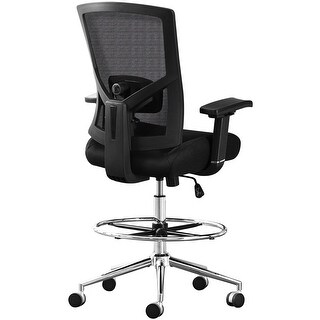 Extra Wide 21 inch Cushion, Ergonomic Heavy Duty Office Drafting Chair ...