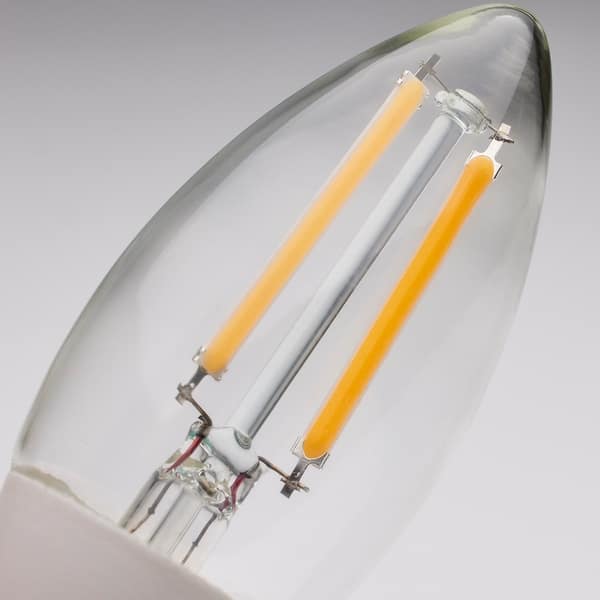 5W B11 Dusk to Dawn LED 5000K Candelabra Base 120V 90 CRI With ...