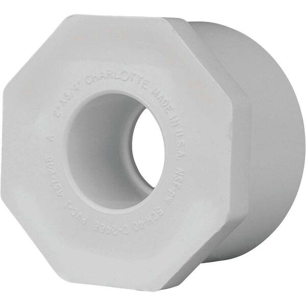 Charlotte Pipe 2 In. SPG x 3/4 In. Slip Schedule 40 PVC Bushing - 1 Each - 2" SPG x 3/4" Slip ...