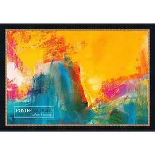 17x13 Traditional Black Complete Wood Picture Frame with UV Acrylic ...