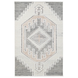 Terra by Obeetee Lean Kashmir Gray Rug - Bed Bath & Beyond - 43327777