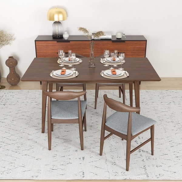 Sten Modern Solid Wood Dining Table and Chair Set Dining Room Furniture ...