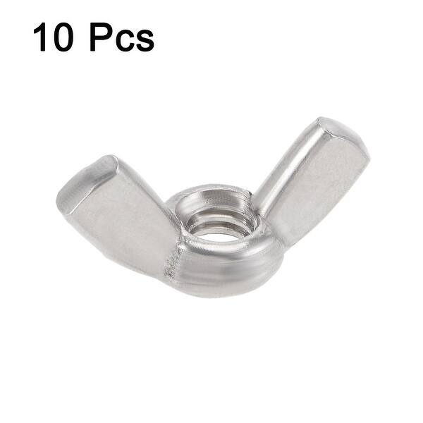 1/4"-20 Wing Nuts 304 Stainless Steel Shutters Butterfly Nut 10pcs ...