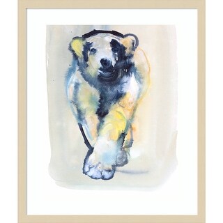 Fearless Bear by Mark Adlington Wood Framed Wall Art Print - Bed Bath & Beyond - 38250777