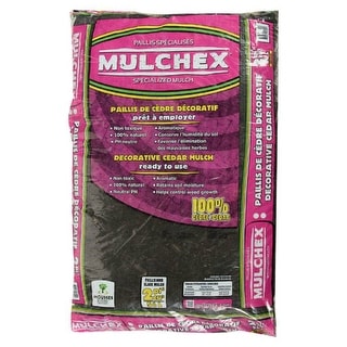 Mulchex 92300 Color Enhanced Non-Toxic Specialized Cedar Mulch, 2 CUFT ...