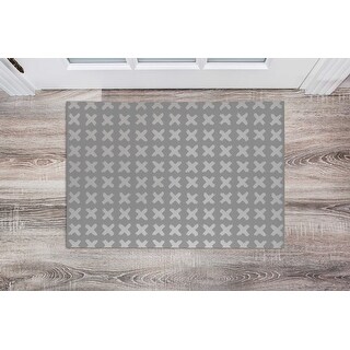 HITCH GREY Indoor Door Mat By Kavka Designs - Bed Bath & Beyond - 31888694