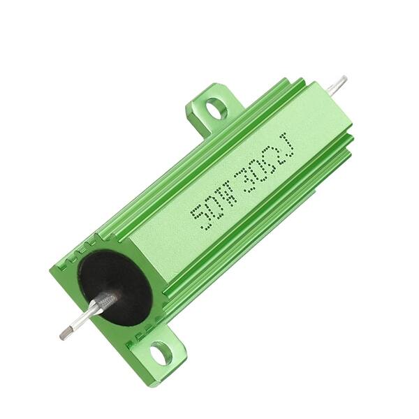 50W 30 Ohm Aluminium Housing Chassis Mount Wirewound Power Resistor ...