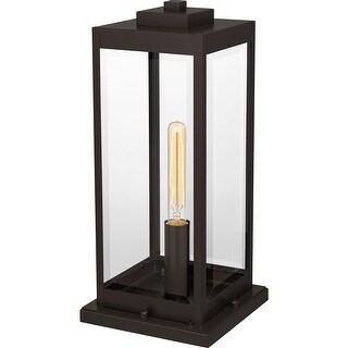 Westover 1-Light Western Bronze Outdoor Pier Mount Light - Bed Bath ...