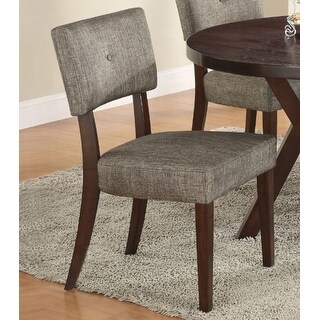 Drake Gray Fabric Side Chair Set of 2 - Bed Bath & Beyond - 42973551