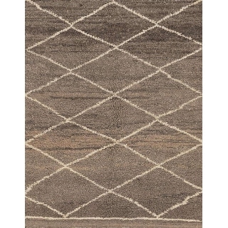 Ahgly Company Machine Washable Abstract Camel Brown Area Rugs - Bed ...