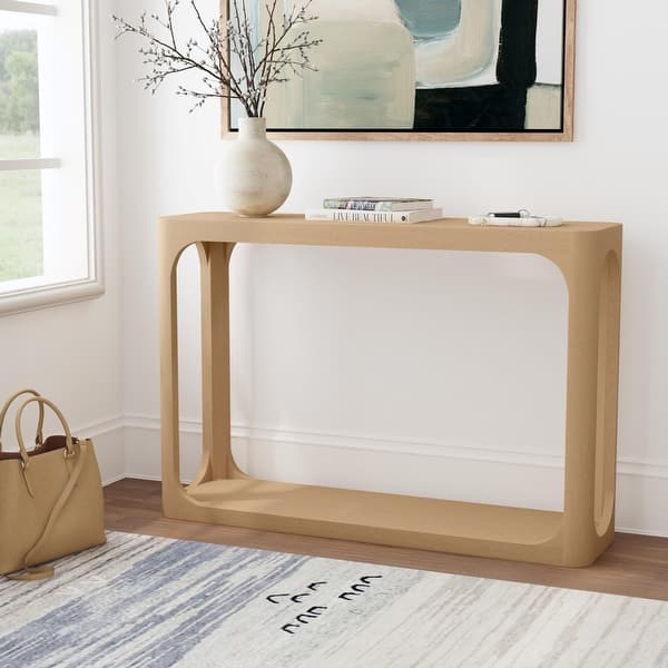 mango wood console table